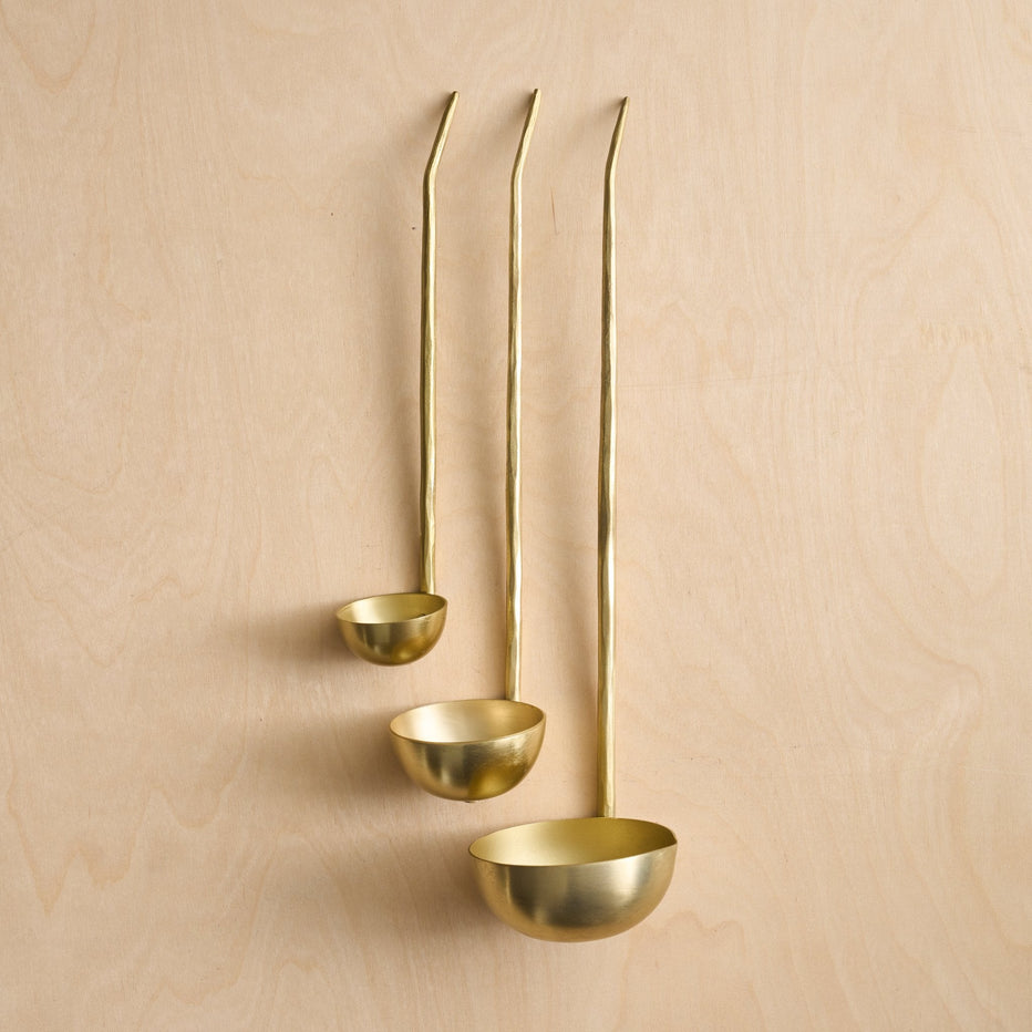 Shop Brass Ladles – Set of 3 | The Collective Home